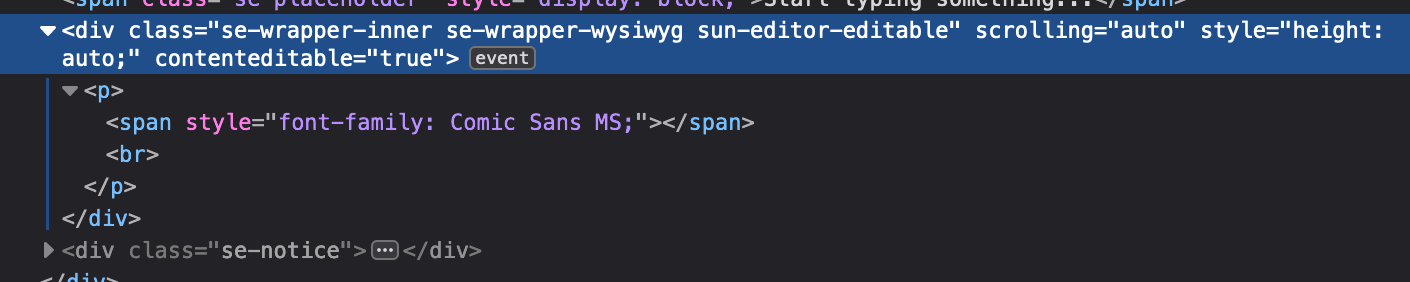 Suneditor Custom Plugin: Auto Create When Using this.nodeChange() · Issue #695 · JiHong88 ...