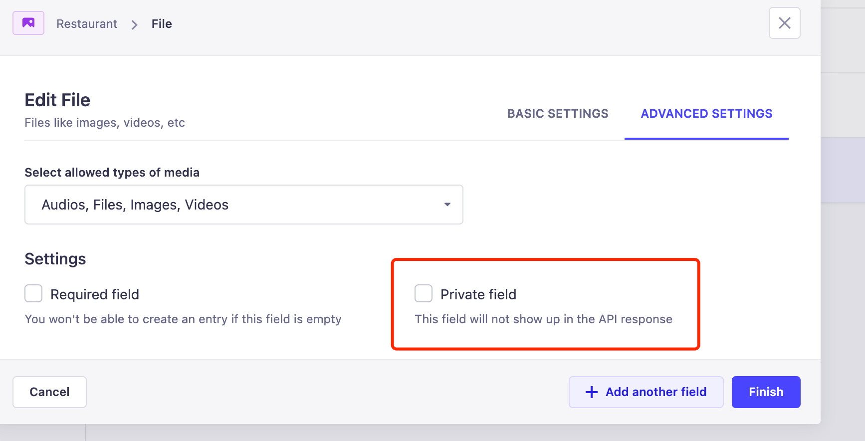 The “Private field” No echo is displayed after saving · Issue #15906 · strapi/strapi · GitHub