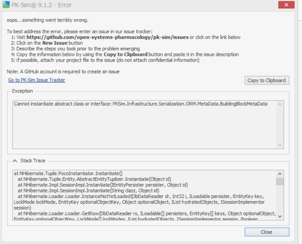 PK Sim not starting · Issue #2605 · Open-Systems-Pharmacology/PK-Sim · GitHub