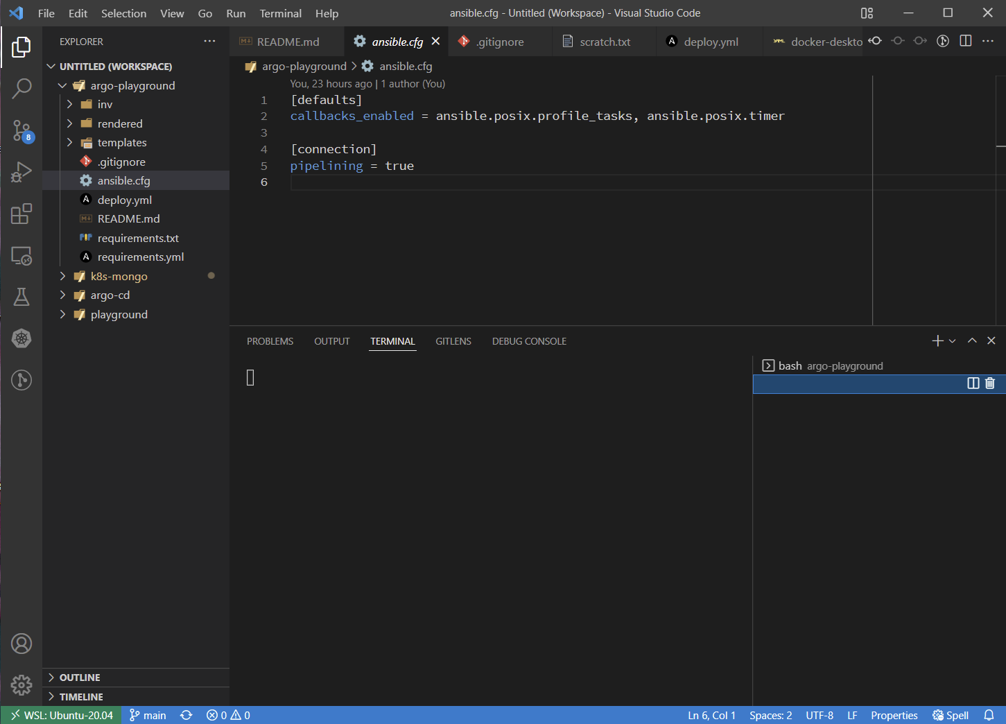 Terminal does not load when multiple folders open in the workspace ...
