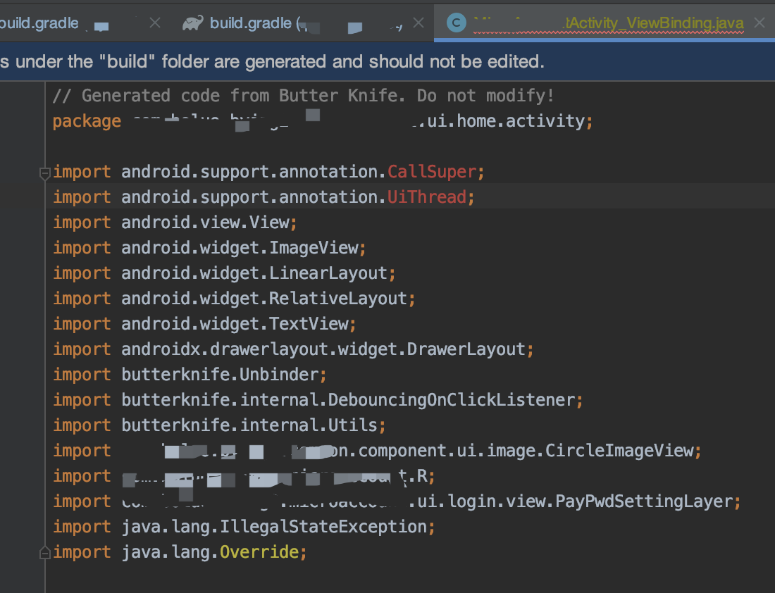 Change butterknife generating android support annotation to androidx annotation · Issue #1664 ...