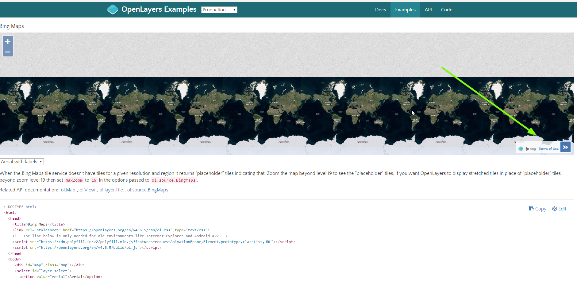 Bing Map attribution not updated correctly · Issue #7987 · openlayers/openlayers · GitHub