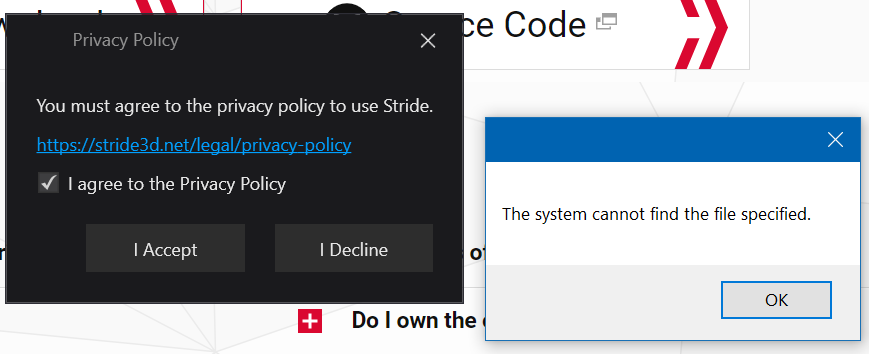 Installer privacy link doesn't work · Issue #891 · stride3d/stride · GitHub