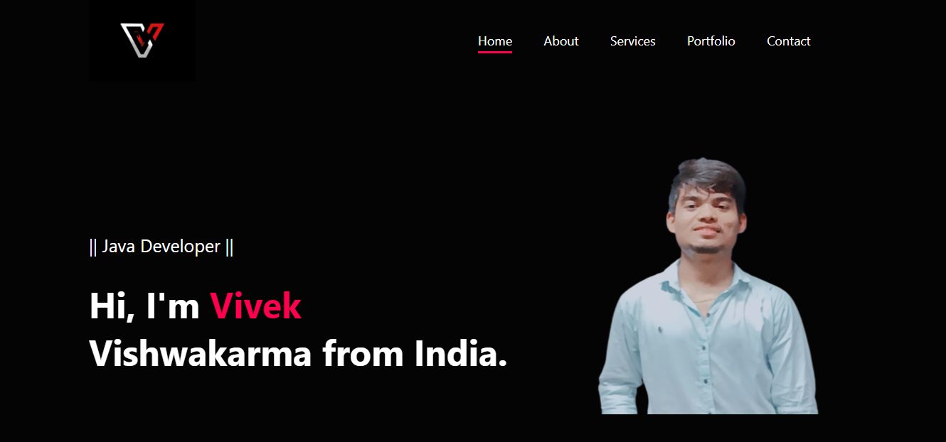 GitHub - MrVivek360/Personal-Porfolio