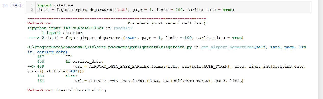 issue when get_airport_departures(iata, page=1, limit=100, earlier_data ...