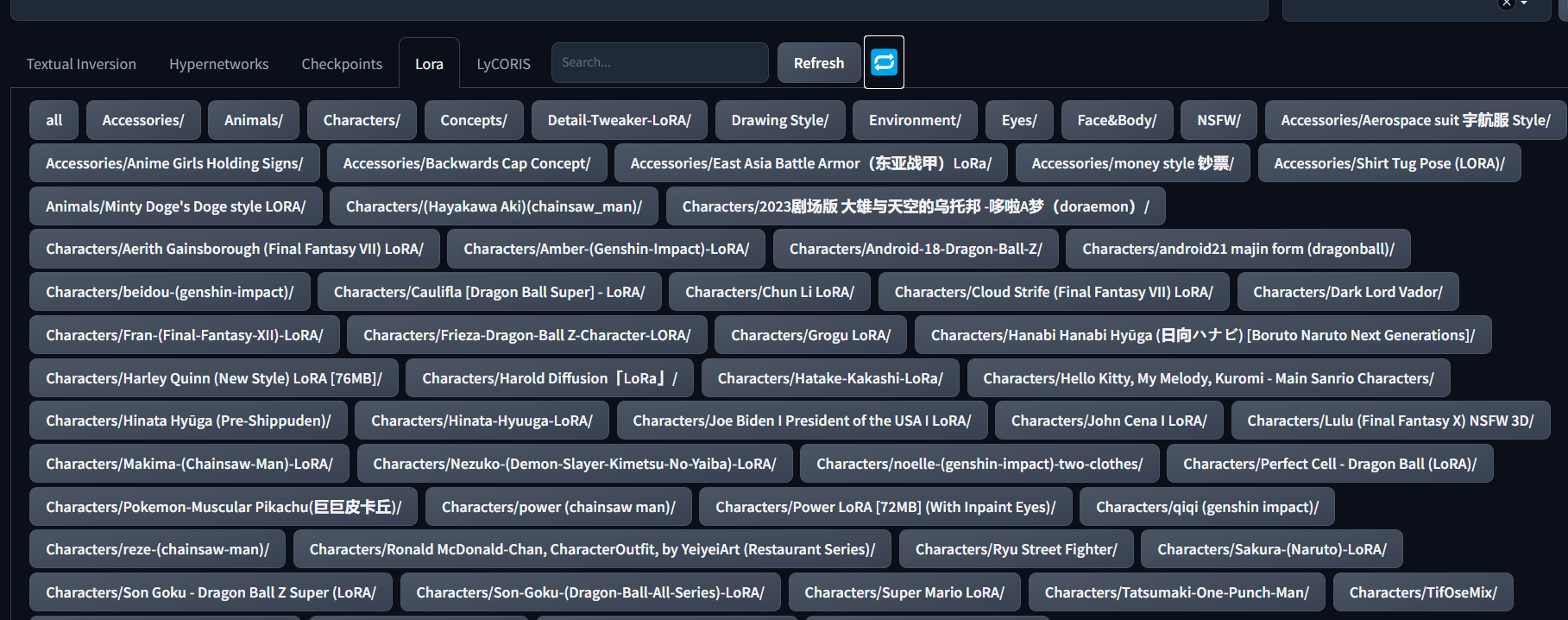 Tidy Up Models in The Extra Network tab · AUTOMATIC1111 stable-diffusion-webui · Discussion ...