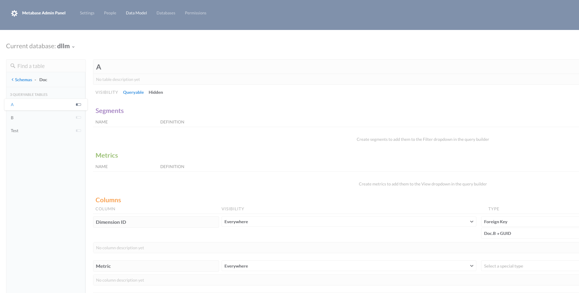 [CrateDB driver] foreign keys is not supported · Issue #6699 · metabase/metabase · GitHub