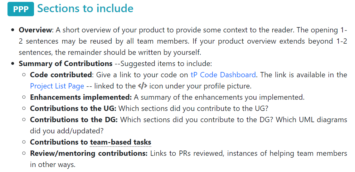 Week 12 Project tab: Admin tP → Deliverables → Project Portfolio Page · Issue #399 · nus-cs2103 ...