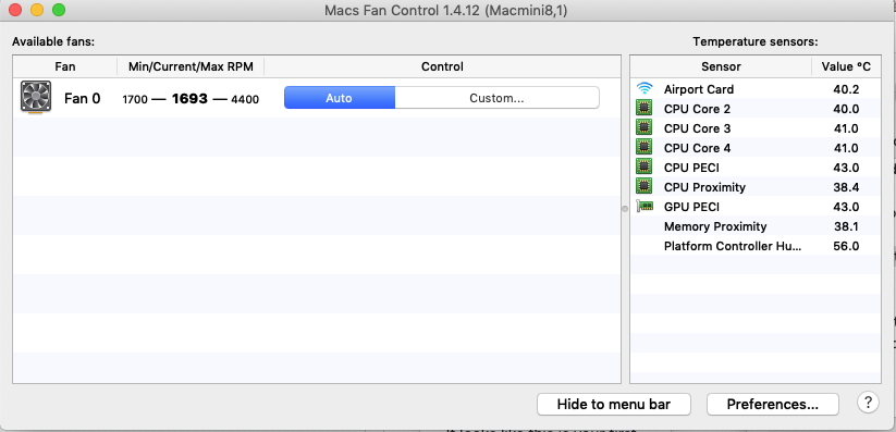 macmini8,1 missing CPU cores and temperatures · Issue #165 · crystalidea/macs-fan-control · GitHub