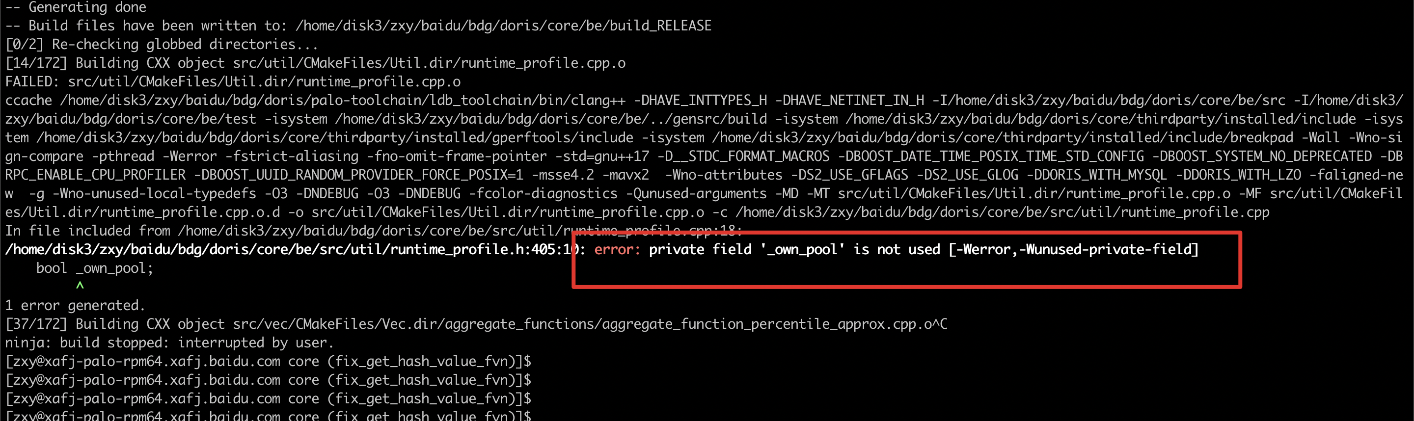 [Bug] get_hash_value_fvn DCHECK failed · Issue #8810 · apache/doris · GitHub