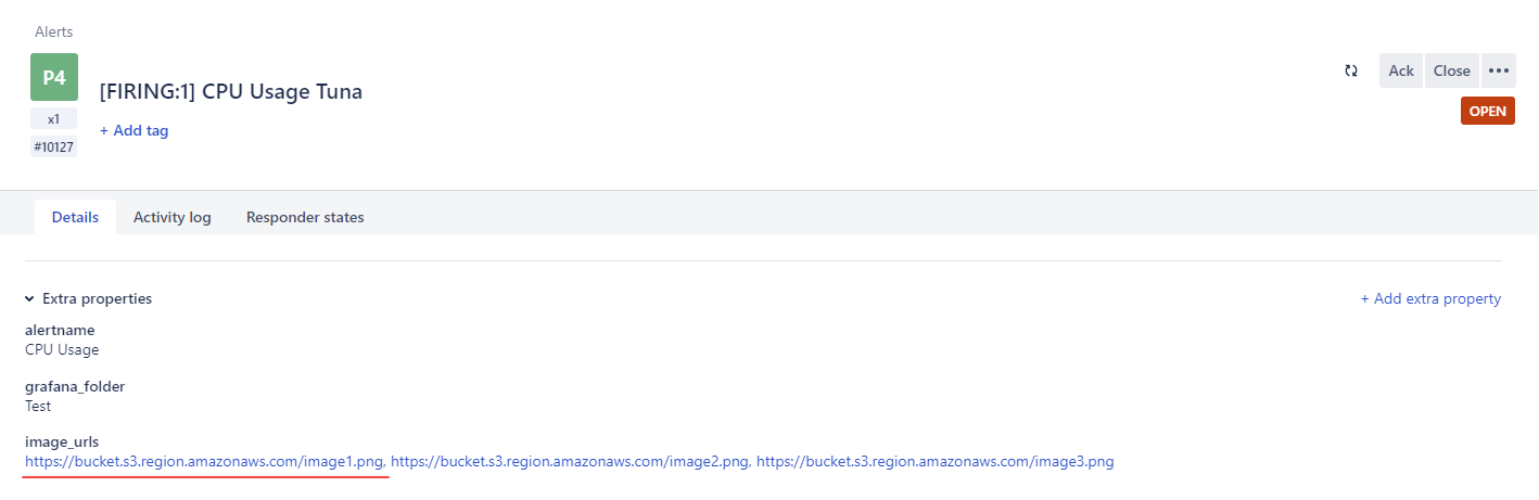 Opsgenie Alerts cannot attach image url with external S3 configured · Issue #67177 · grafana ...