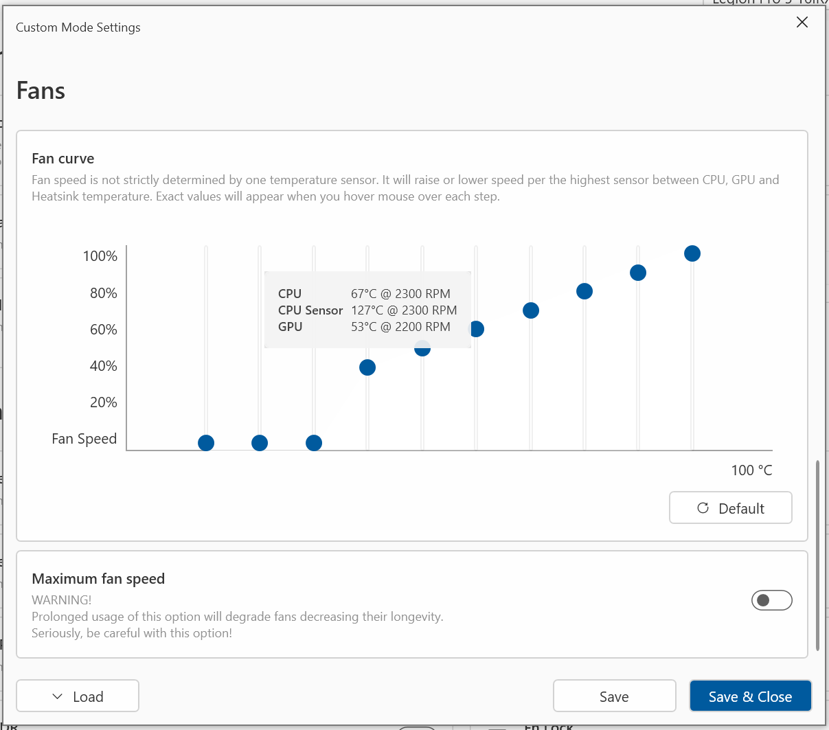 [BUG]: Fan control doesn't seem to work on Legion 5 Pro 2023 · Issue #699 · BartoszCichecki ...