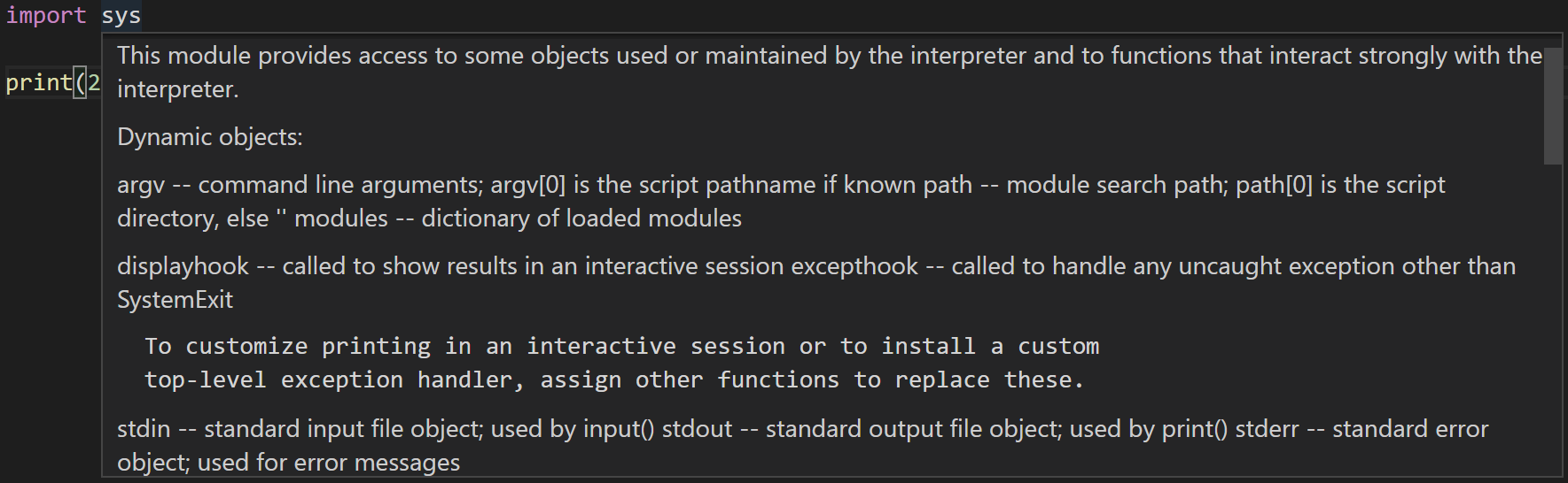 JediLSP on hover text is not formatted nicely compared to old Jedi · Issue #15358 · microsoft ...