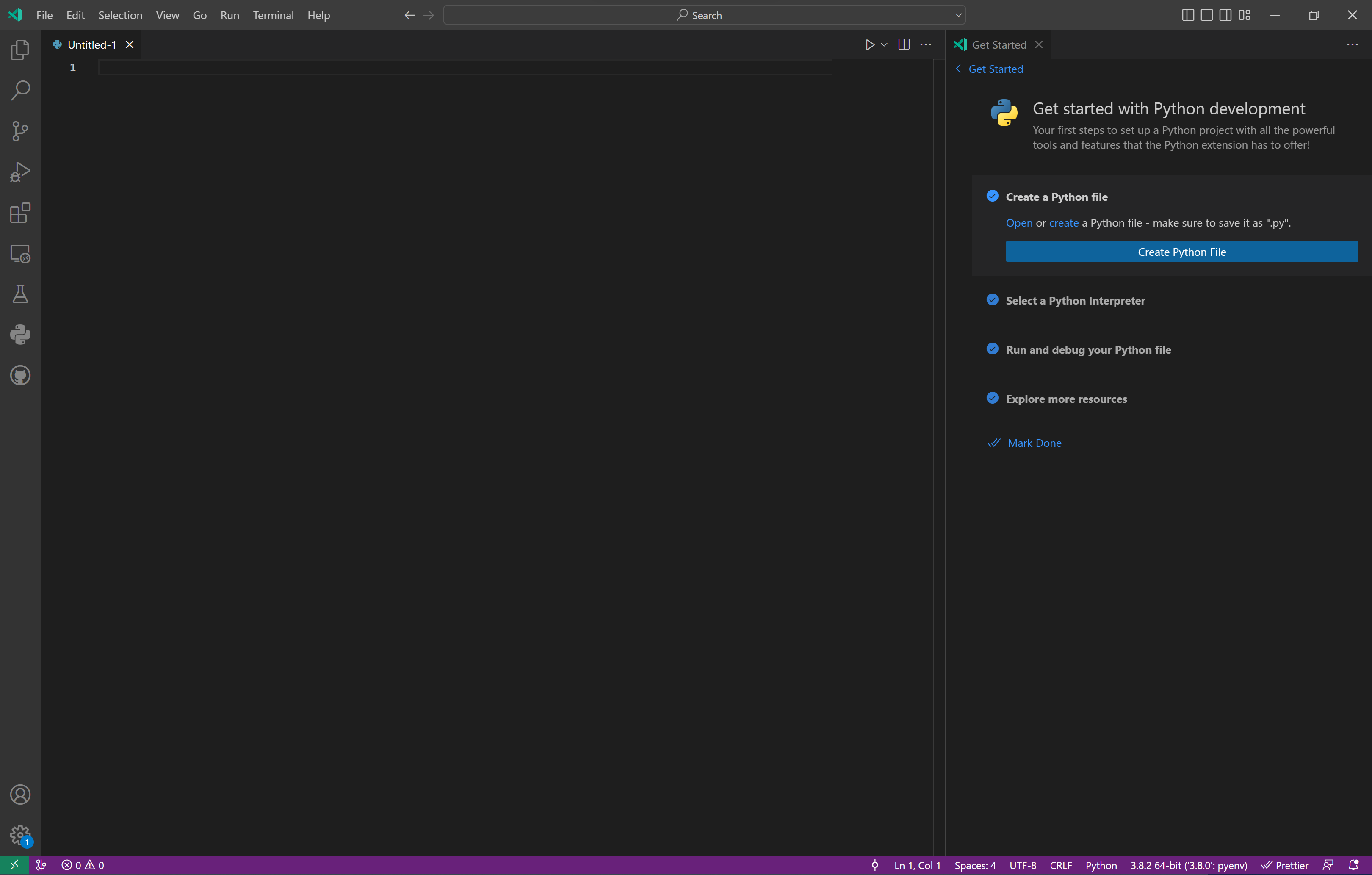 Fix getting started `command:toSide` · Issue #162865 · microsoft/vscode · GitHub