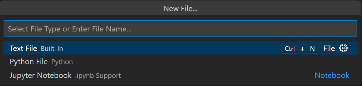 Consider removing `New Text File` in favor of `New File...` in file ...