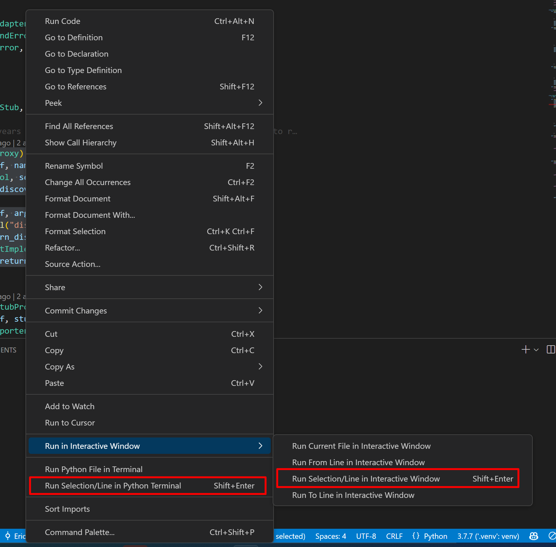 Top level decorators still do not work with run selection · Issue #13027 · microsoft/vscode ...