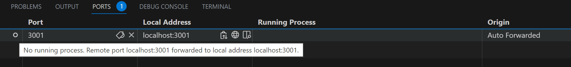 Ports are still forwarded when process is killed · Issue #180872 · microsoft/vscode · GitHub