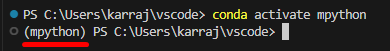 Activate Environments in Terminal Using Environment Variables · microsoft/vscode-python Wiki ...