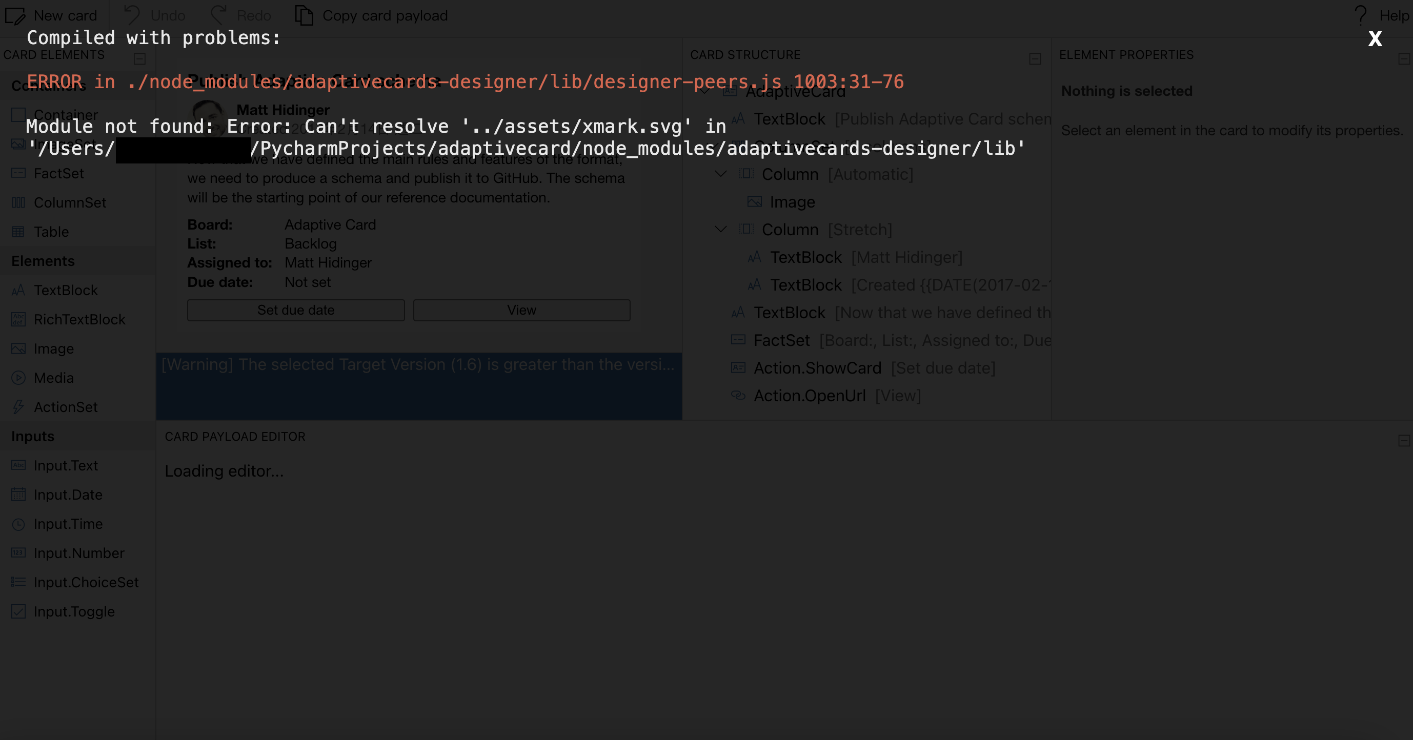 [designer] xmark.svg is not found · microsoft AdaptiveCards · Discussion #8012 · GitHub