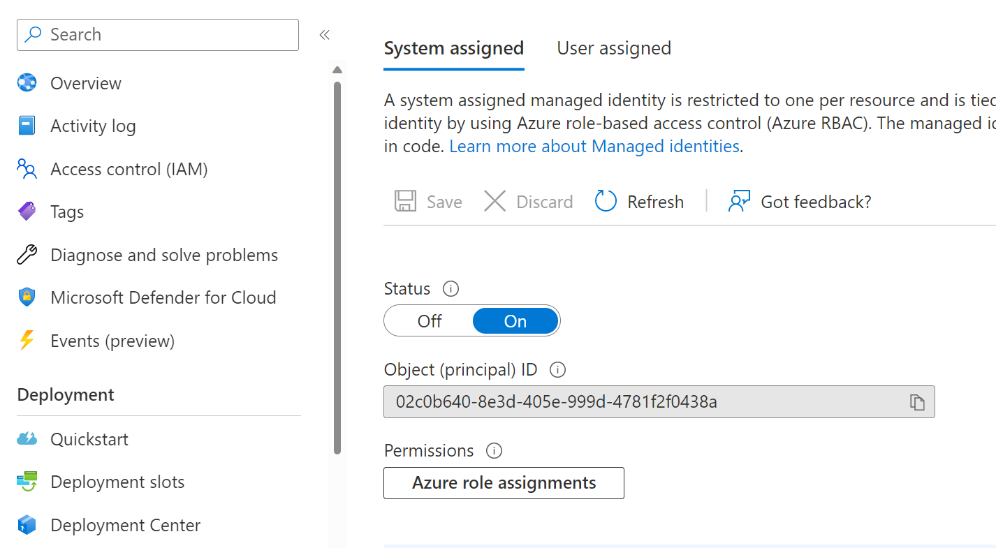 ManagedIdentityObjectId property of CertificatelessOptions should be ...