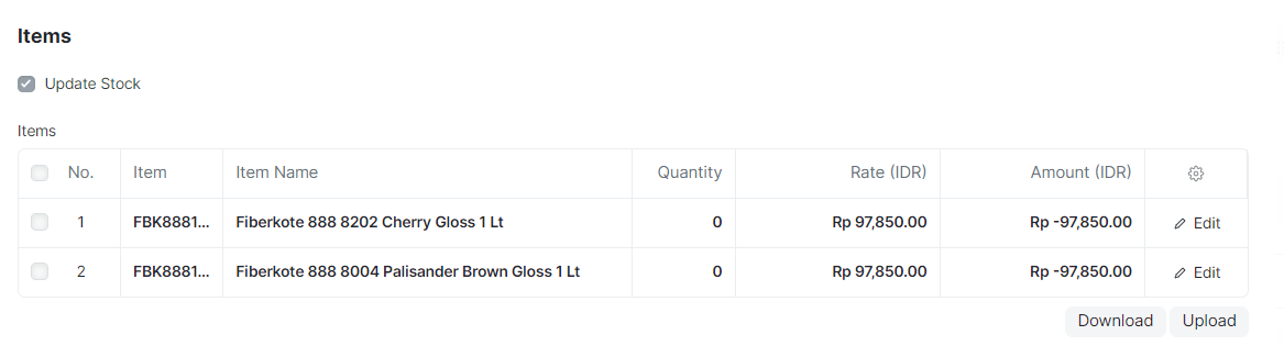 Sales Invoice (Return) on table item if "qty" value change to 0 the amount is not fetch · Issue ...