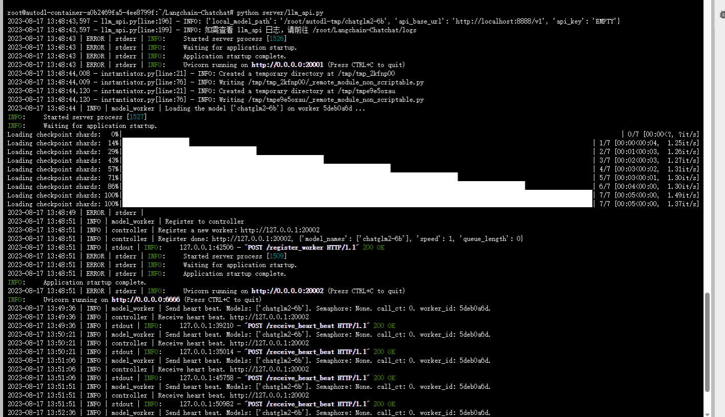 [BUG] 简洁阐述问题 / 前端一直处于等待中 · Issue #1140 · chatchat-space/Langchain-Chatchat · GitHub