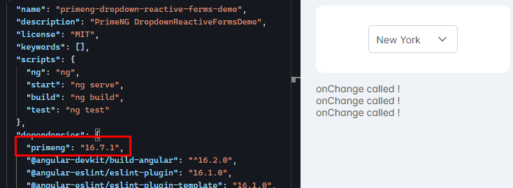 Component: p-dropdwon onChange is called multiple times at init · Issue #14005 · primefaces ...