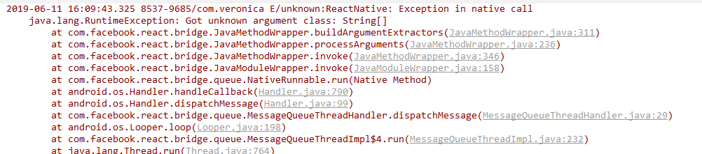 Got unknown argument class: String[] · Issue #1 · LewinJun/react-native-lewin-screen-capture ...
