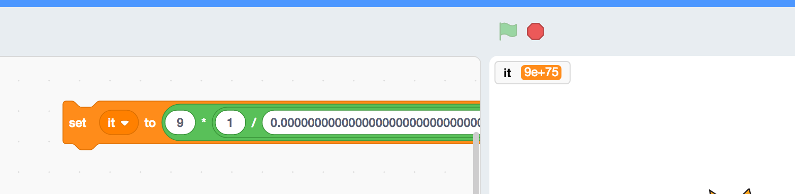 What should the behaviour of the block input field be when it extends behind the stage? · Issue ...