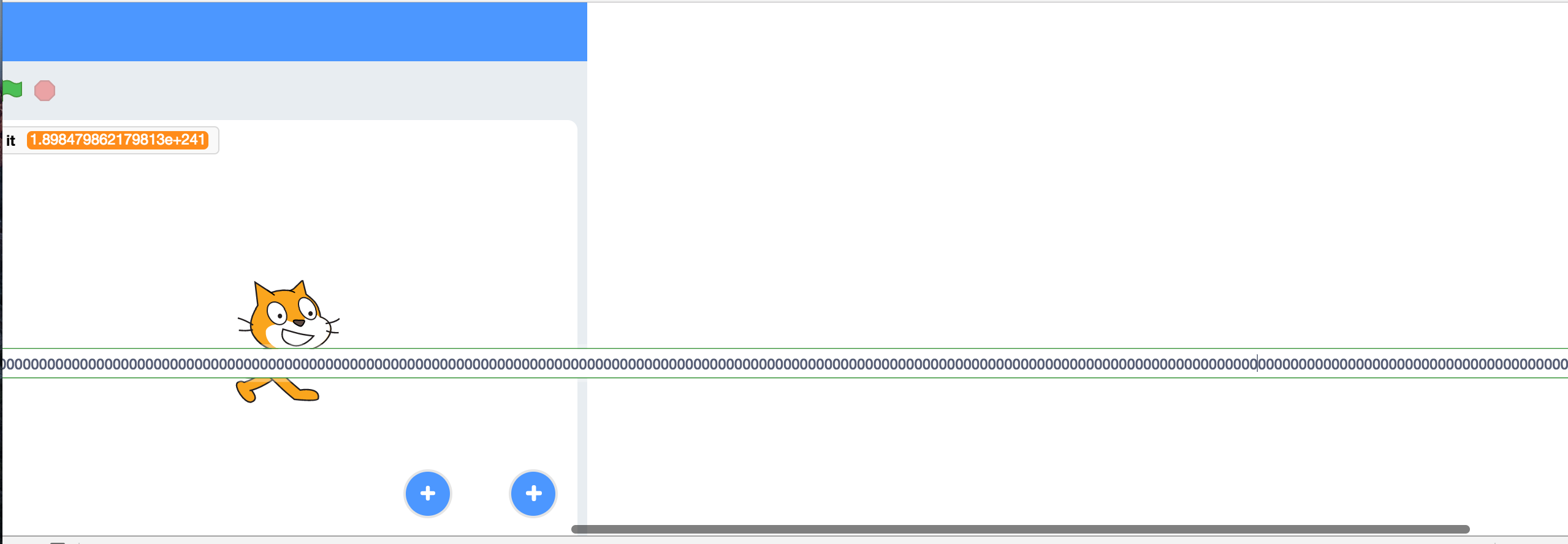 What should the behaviour of the block input field be when it extends behind the stage? · Issue ...