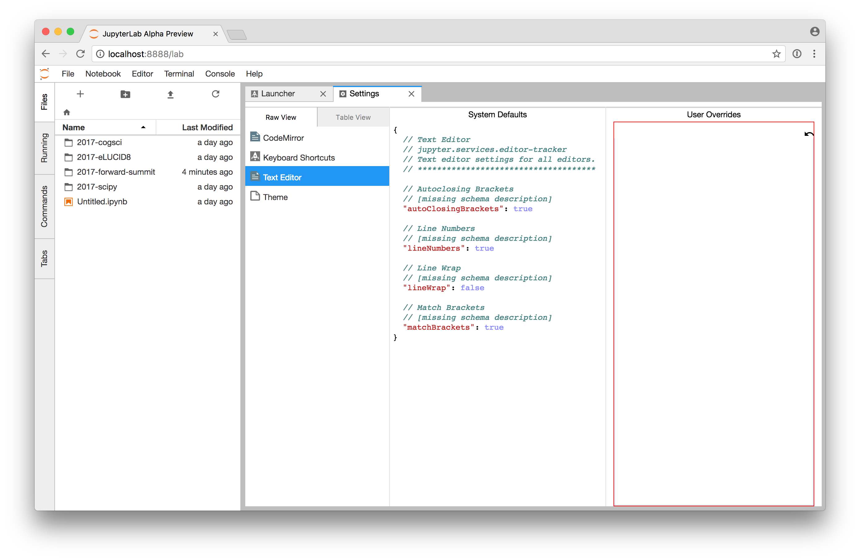 Requirement That Settings Have To Be Valid Json Is Not Clear · Issue 2901 · Jupyterlab