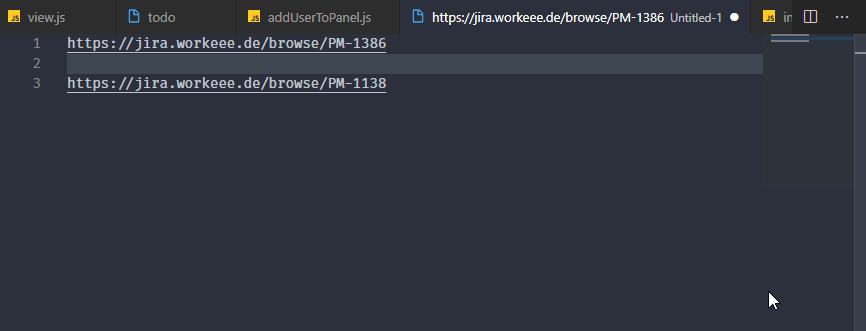 Incorrect clean up of formatting at end of file when deleting lines ...