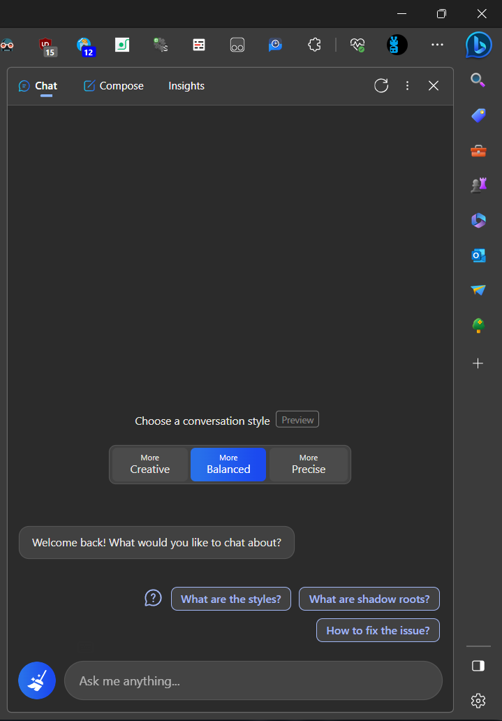 [Bug] Dark reader fails spectacularly on the AI-powered Bing chat pages ...