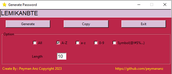 GitHub - peymananz/password_generator: Simple and advanced password ... GitHub - peymananz/password_generator: Simple and advanced password ...