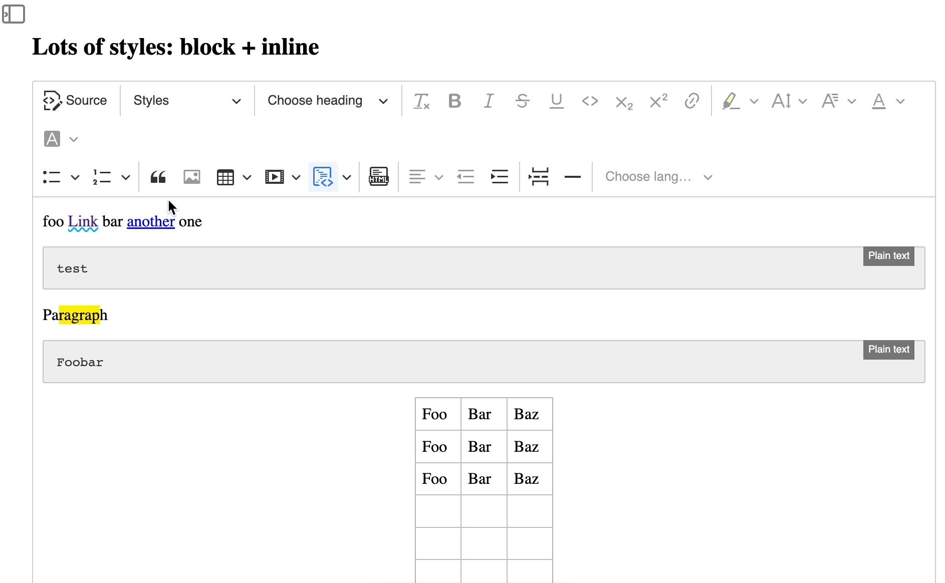 Applying code styles in a specific order doesn’t have effect · Issue #14042 · ckeditor/ckeditor5 ...
