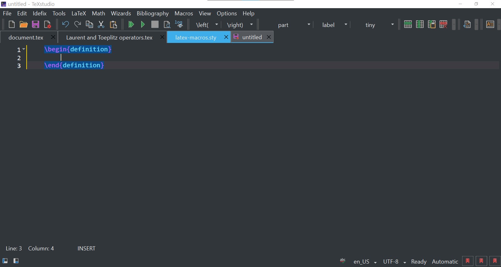 Trigger and the enter bottom · Issue #3177 · texstudio-org/texstudio · GitHub