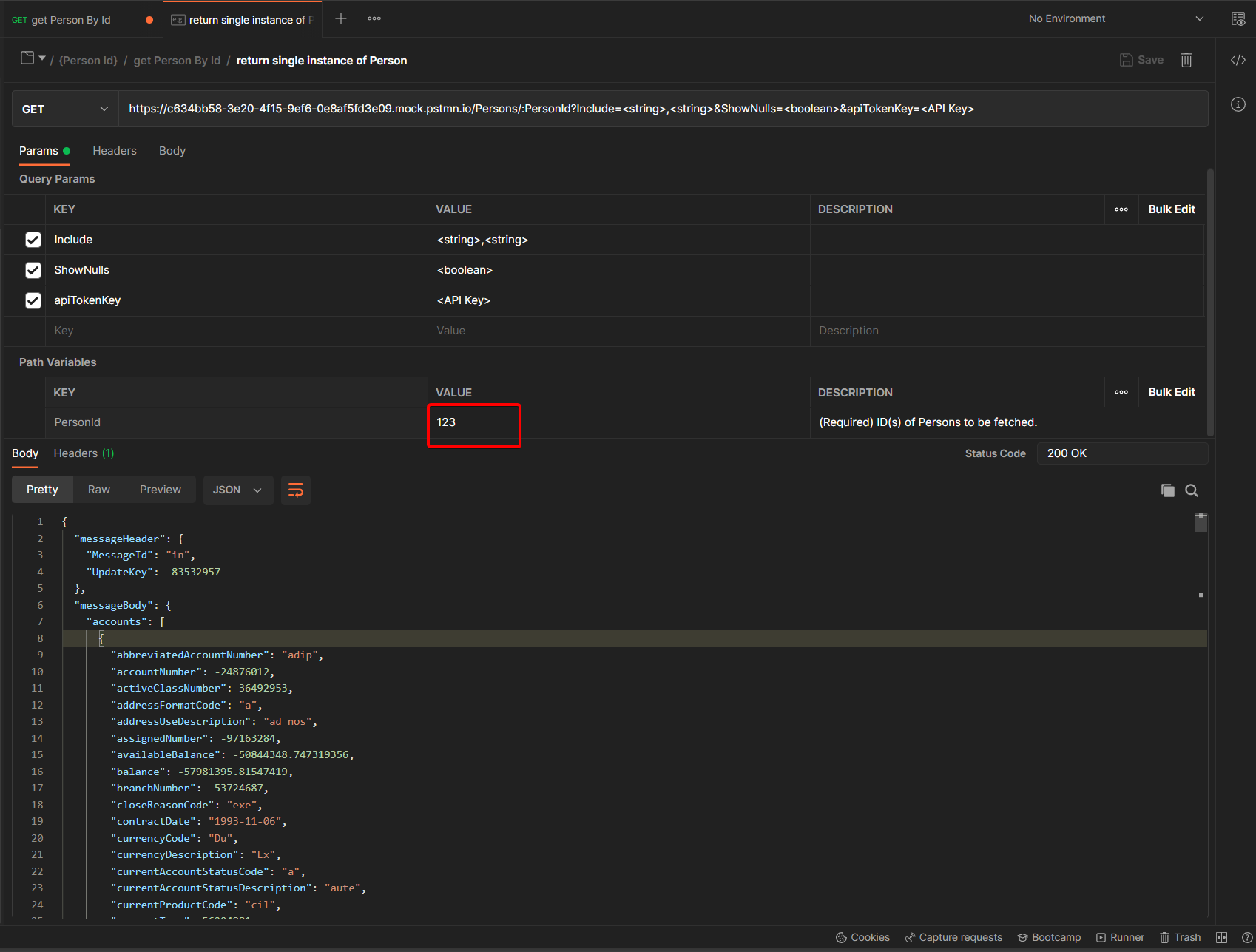 Importing A Swagger 2 0 Spec With Examples And Then Creating A Mock