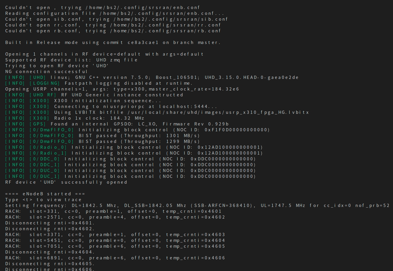 srsRAN 5G SA COTS UE with Open5gs keep "rach" and disconnecting · Issue #2277 · open5gs/open5gs ...
