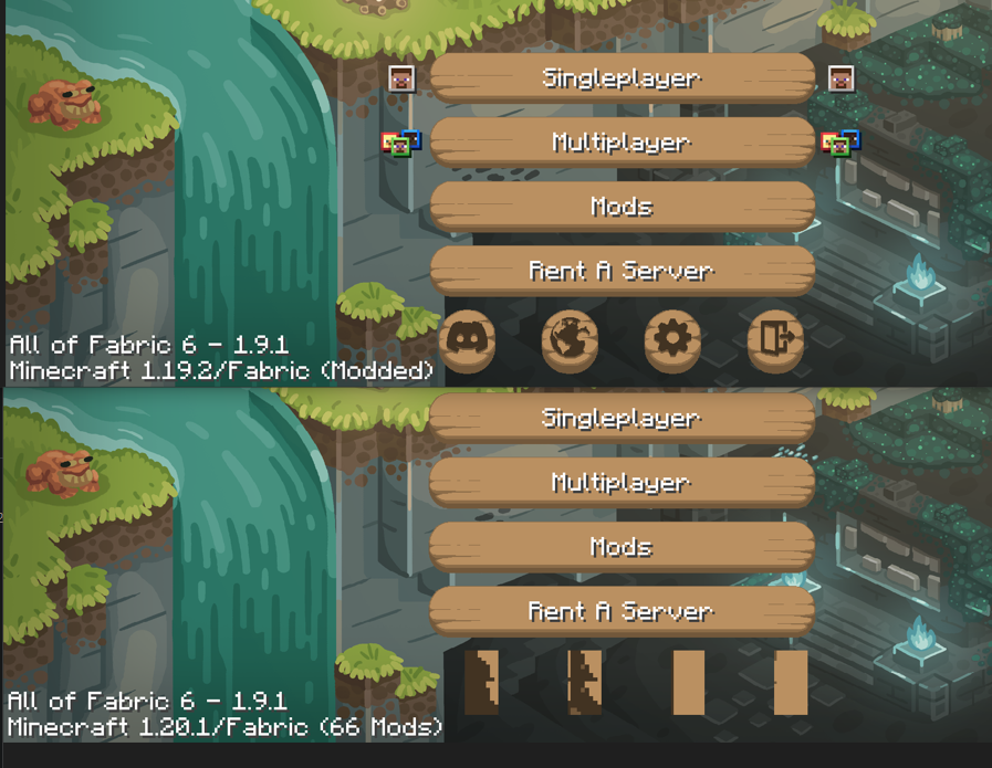 1.20.1 Custom button images cut off and repeat just a horizontal slice ...