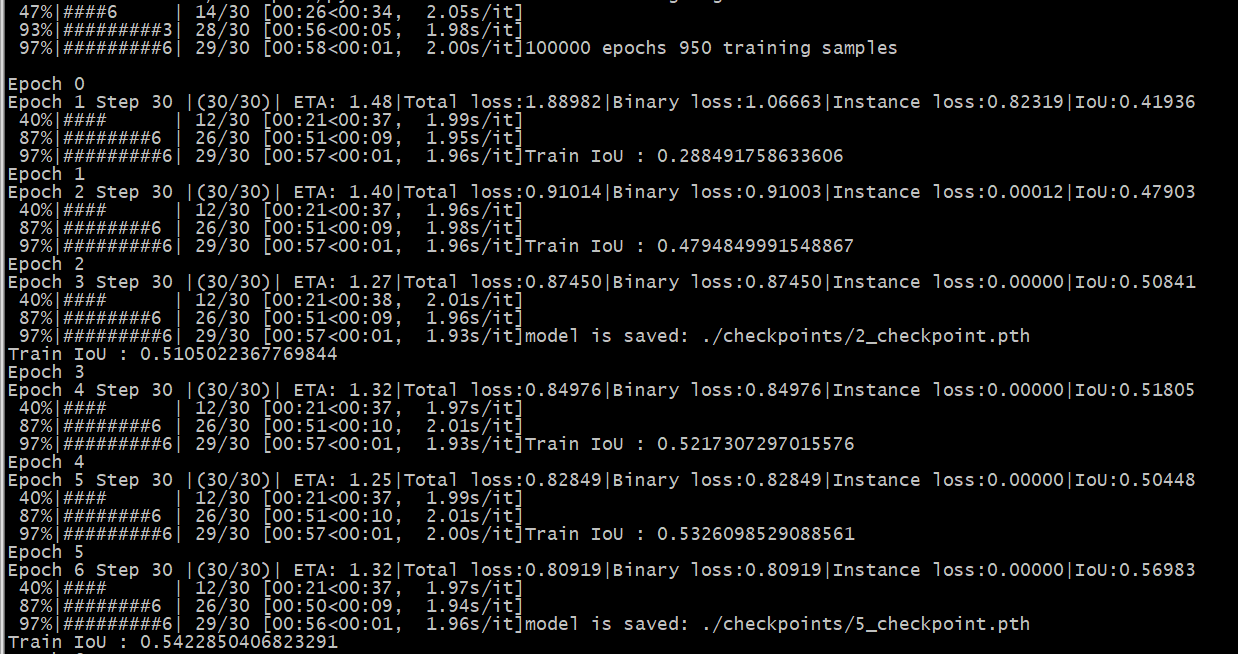 Instance loss:0.00000 · Issue #16 · klintan/pytorch-lanenet · GitHub
