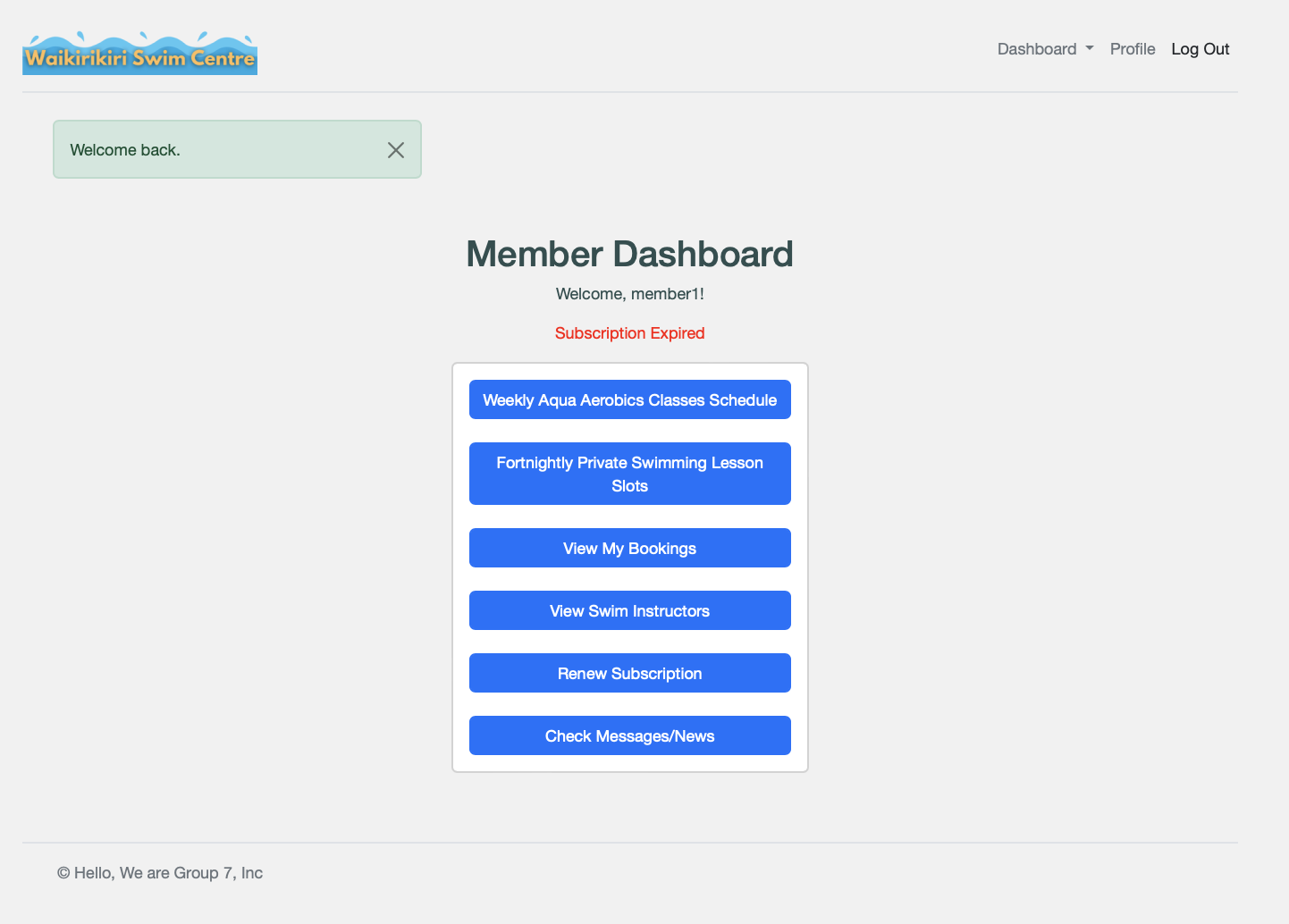 Github Shulinzhaozhao Swim Centre Management Comp639 Studio Project