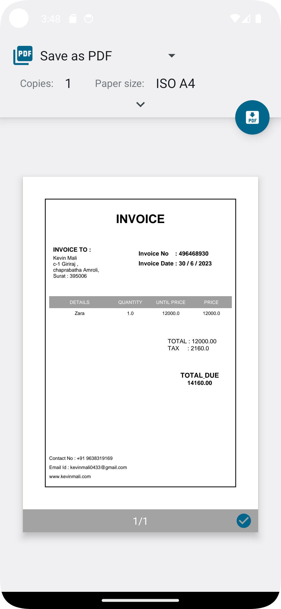 GitHub - kevinmali/kevinmali_invoicegenerator