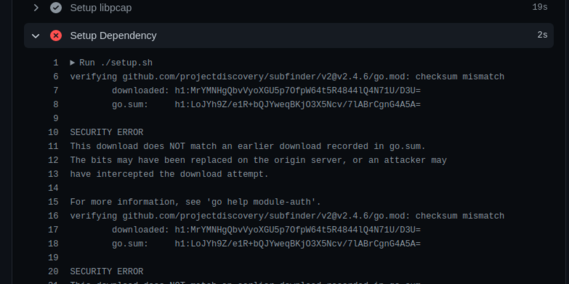 [Issue] Installation issue · Issue #405 · projectdiscovery/subfinder · GitHub