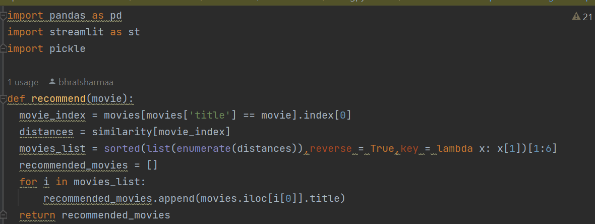 GitHub - bhratsharmaa/movies_recommendation_model