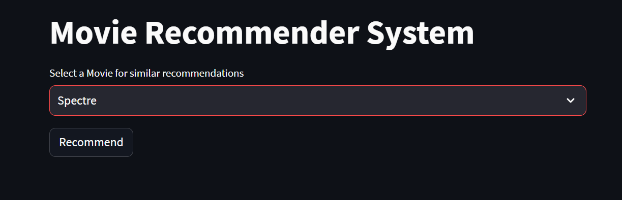 GitHub - MinalJain17/Movie-Recommender-System: Developed a web-based recommendation model using ...