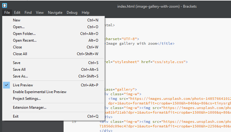 Live Preview Error - Not detecting index.html files or html files with different name · Issue ...