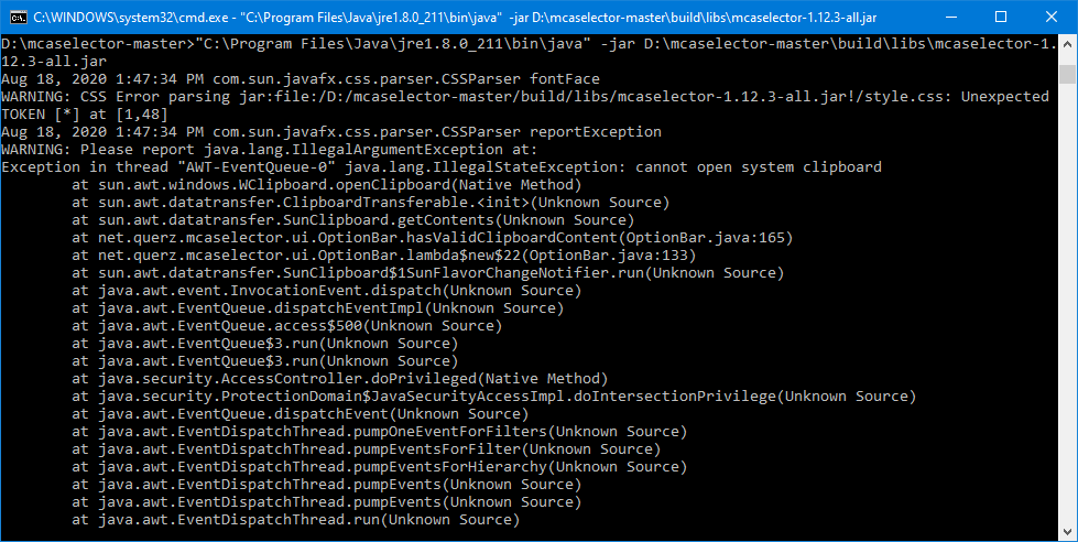 Edit Chunk Gui Problems · Issue 138 · Querzmcaselector · Github