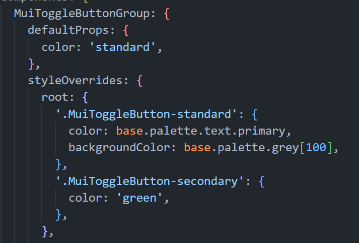Togglebuttongroup Togglebutton Theme Styles Are Not Applied On Colors And Selected 0204