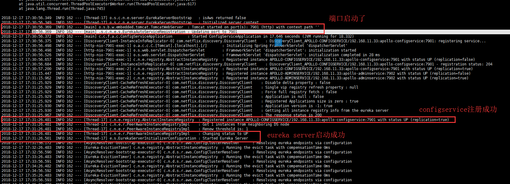 configservice启动后，貌似存在延时，导致应用立即获取配置失败 · Issue #1787 · apolloconfig/apollo · GitHub