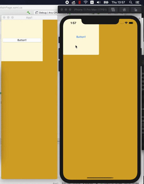 Xamarin.Forms MacOS - It is not possible to position element outside AbsoluteLayout's bottom ...